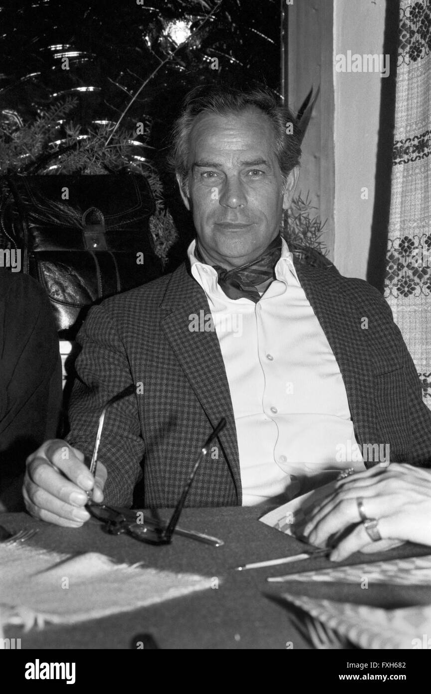 Der Schauspieler Adrian Hoven Beim Künstlerstammtisch, 1970er Jahre ...