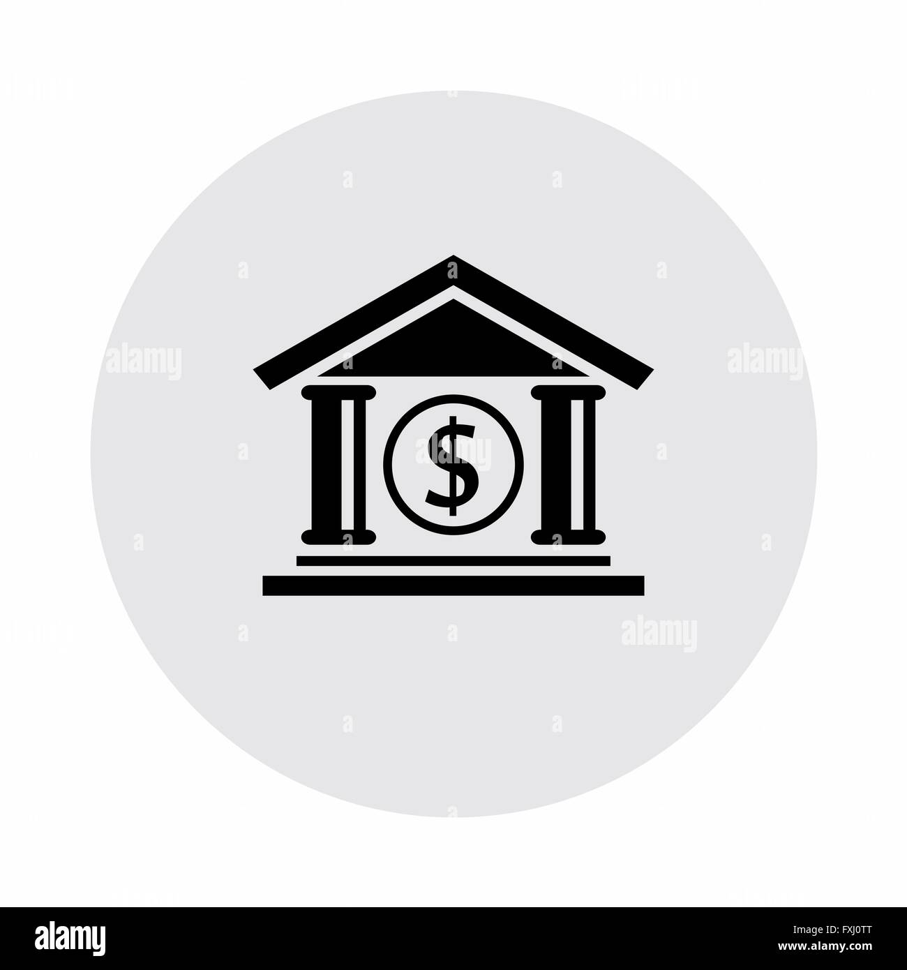 Piktogramm der bank Stock-Vektorgrafik - Alamy