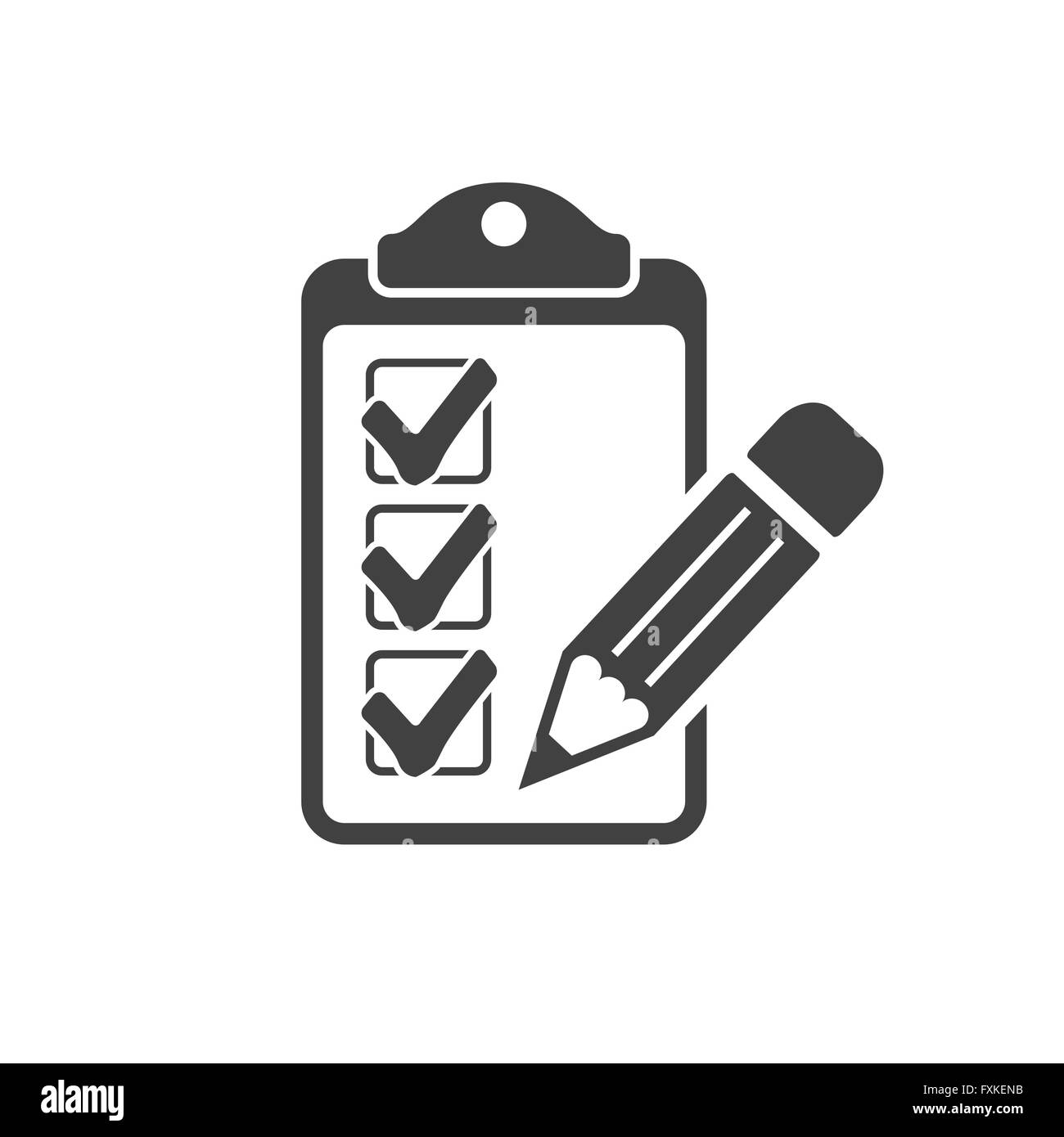 Check list icon -Fotos und -Bildmaterial in hoher Auflösung – Alamy