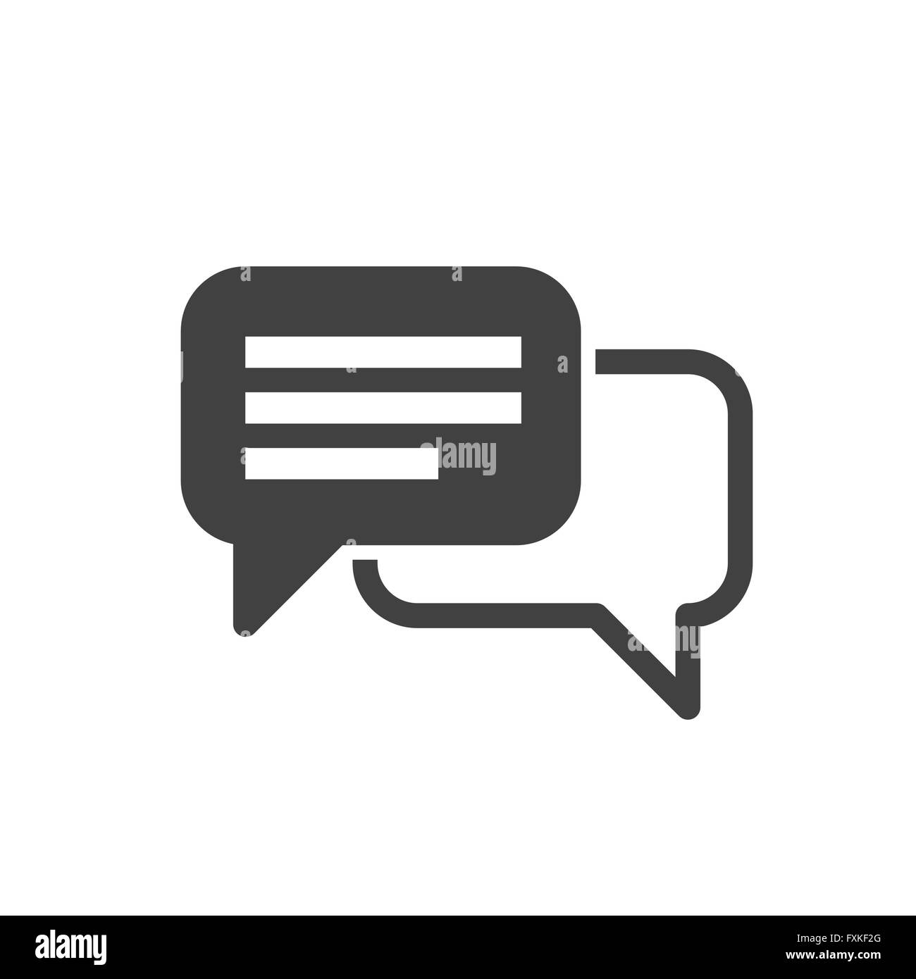 Symbol chat -Fotos und -Bildmaterial in hoher Auflösung – Alamy