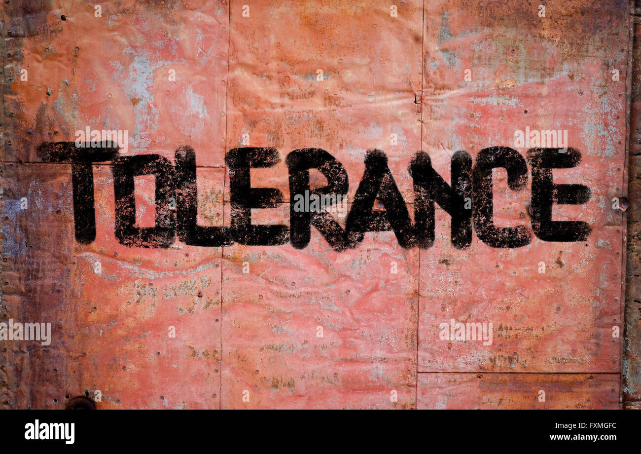 Toleranz tolerieren -Fotos und -Bildmaterial in hoher Auflösung – Alamy