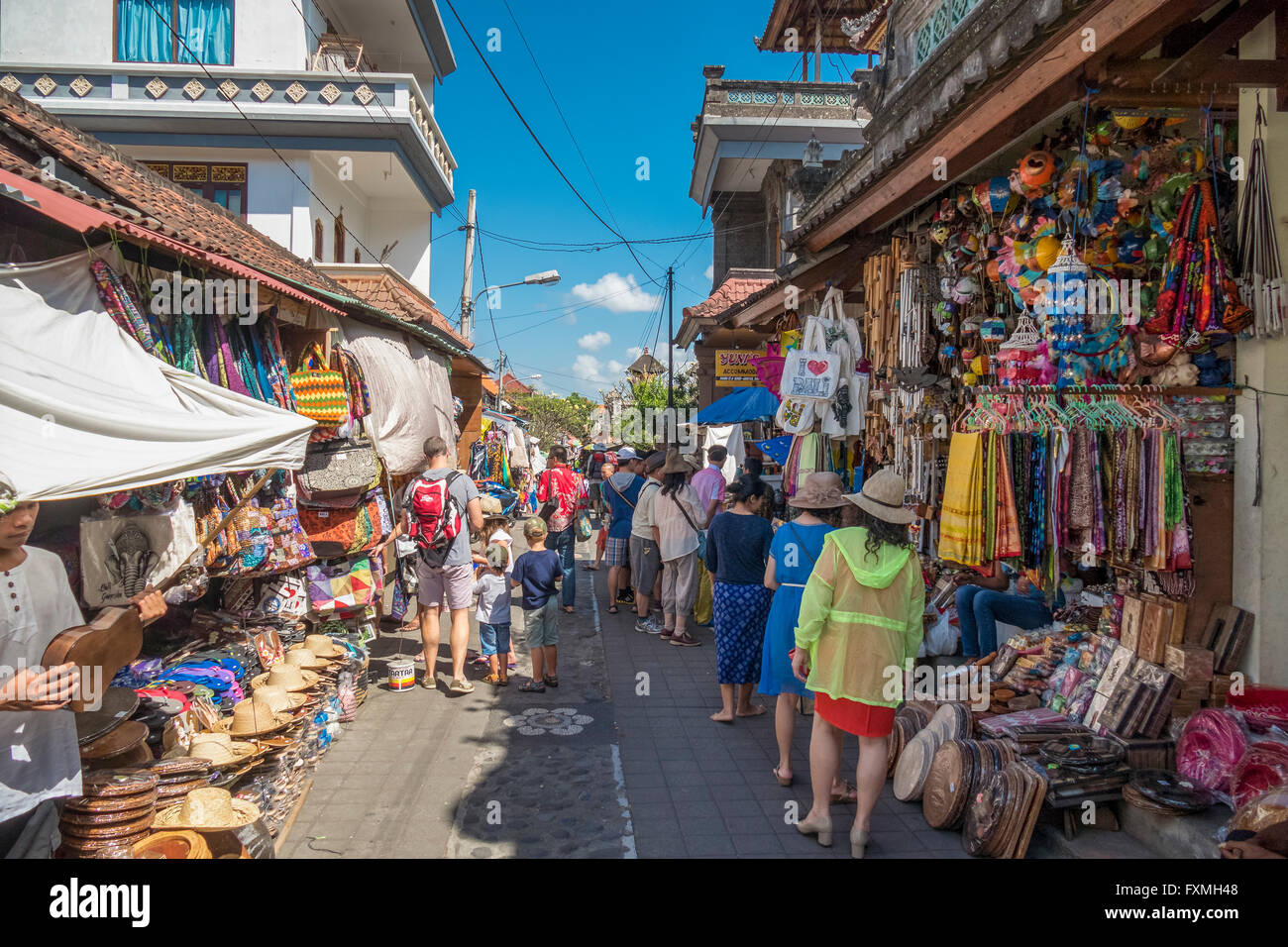 Bali Ubud traditionellen Markt, Ubud, Bali, Indonesien Stockfotografie ...