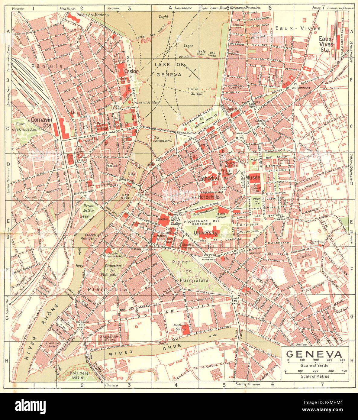 Geneva map -Fotos und -Bildmaterial in hoher Auflösung – Alamy