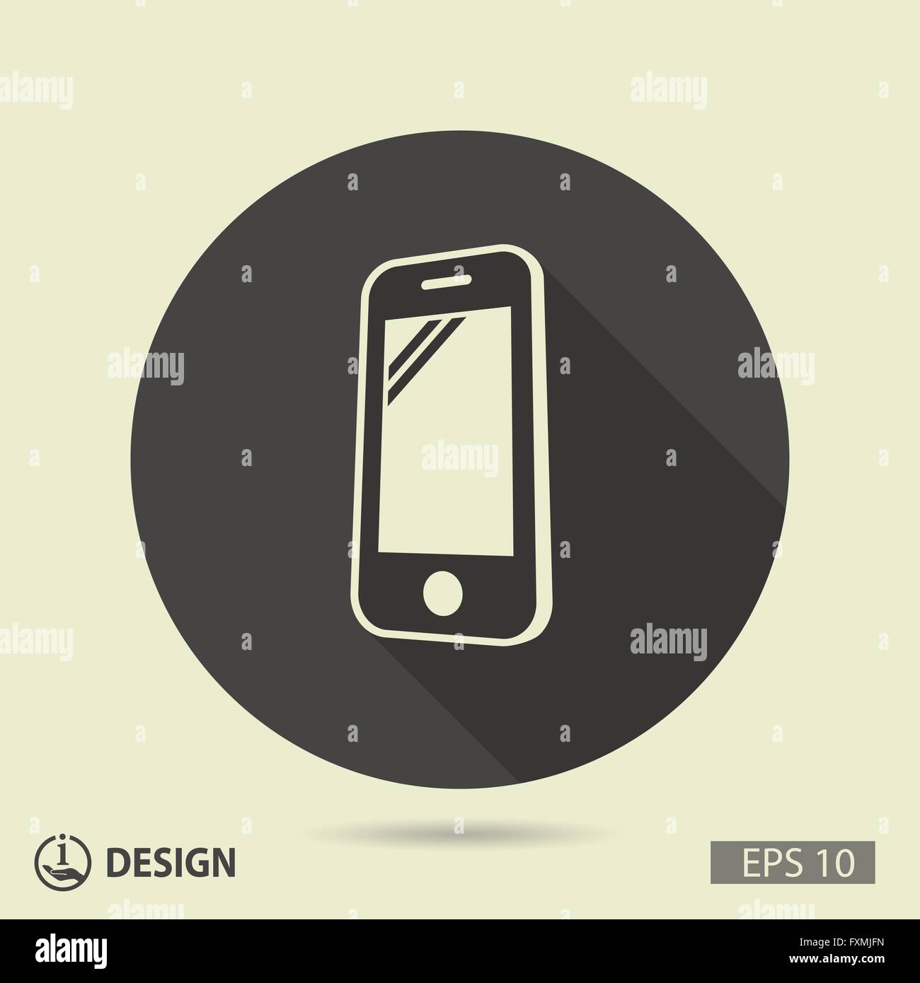 Piktogramm von mobile Stock-Vektorgrafik - Alamy