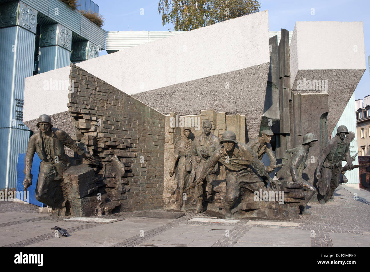 Warschauer Aufstand Denkmal (Polnisch: Pomnik Powstania Warszawskiego ...