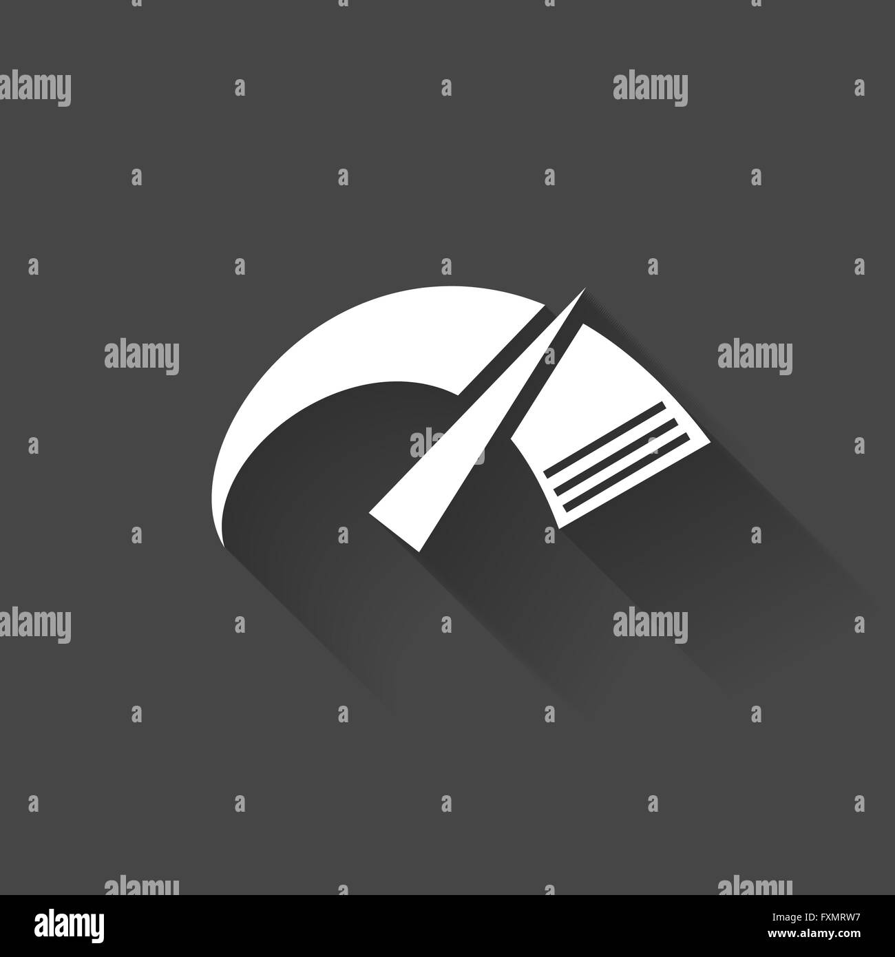 Piktogramm des Tachos Stock-Vektorgrafik - Alamy