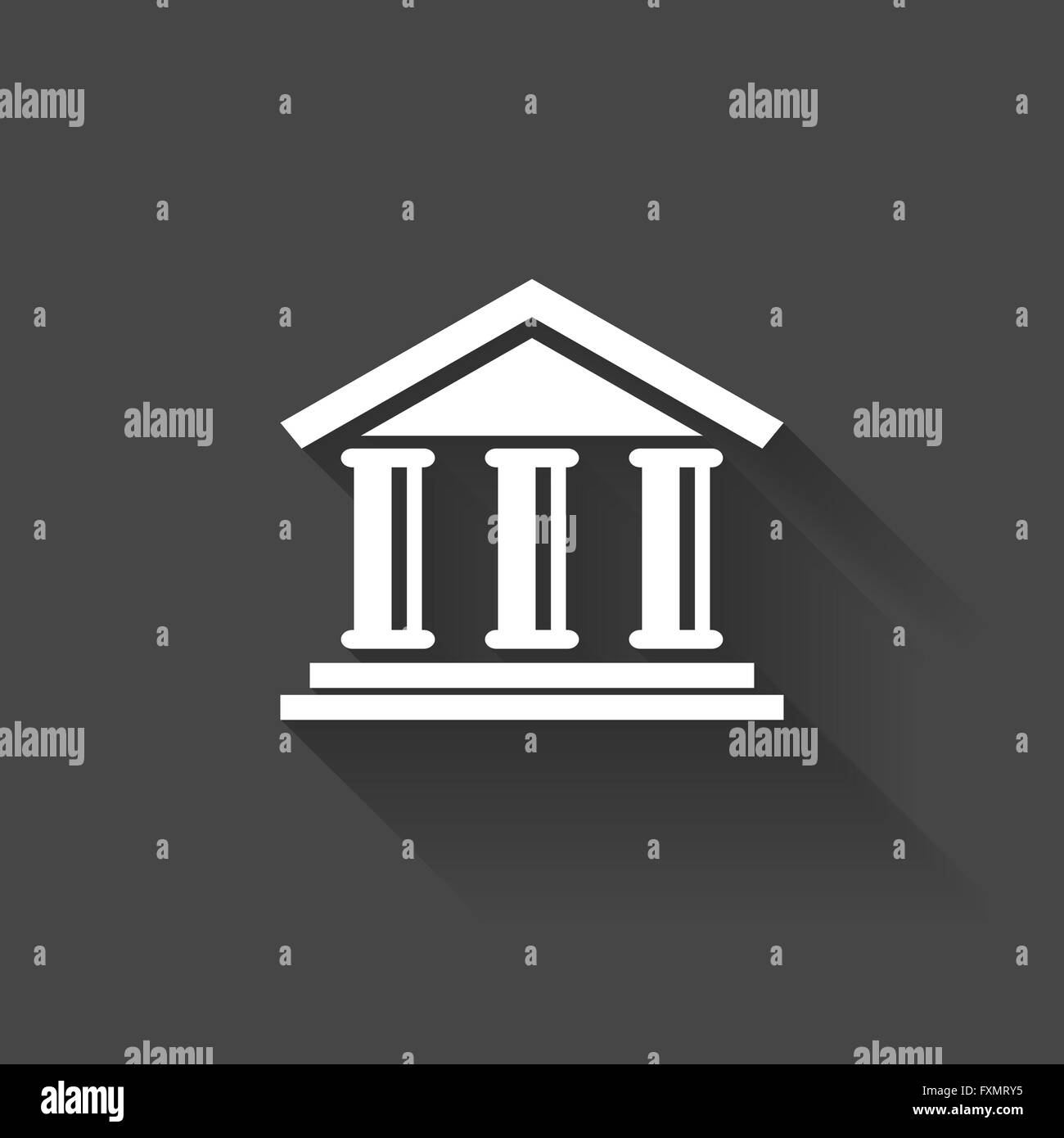Piktogramm der bank Stock-Vektorgrafik - Alamy