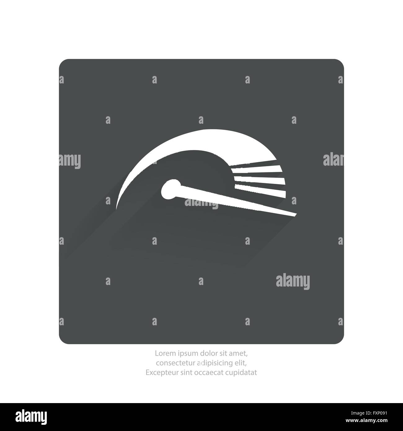 Piktogramm des Tachos Stock-Vektorgrafik - Alamy