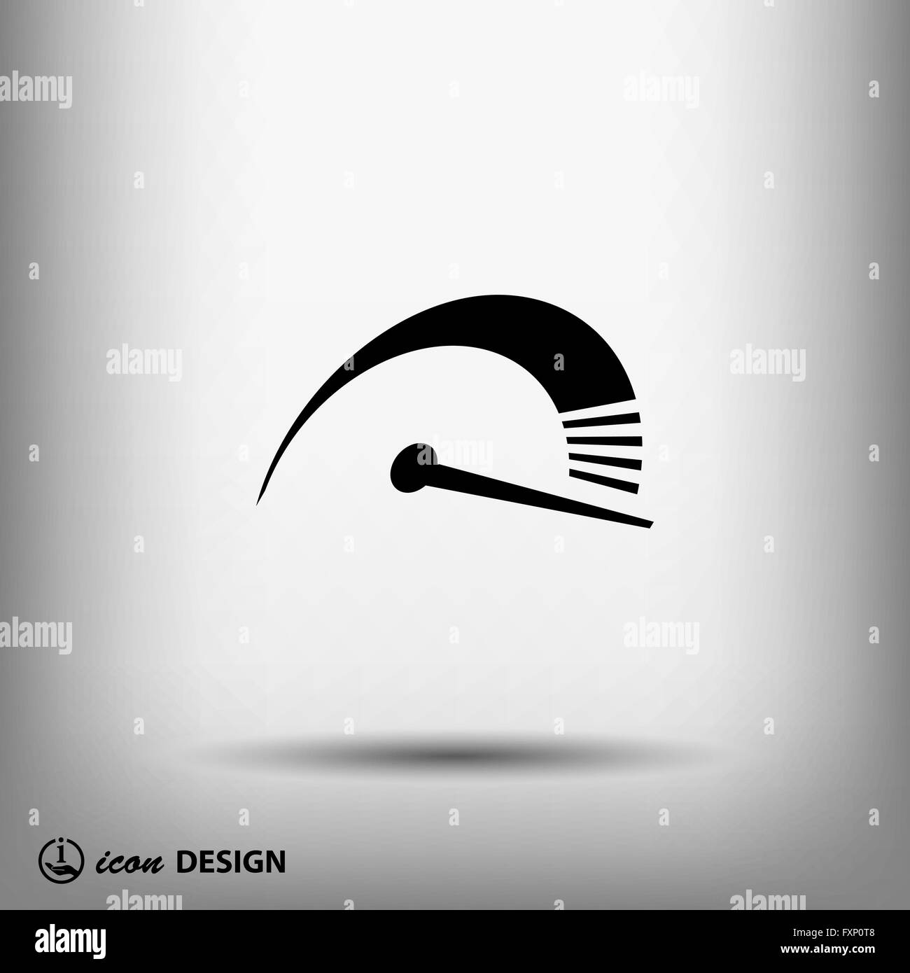 Piktogramm des Tachos Stock-Vektorgrafik - Alamy