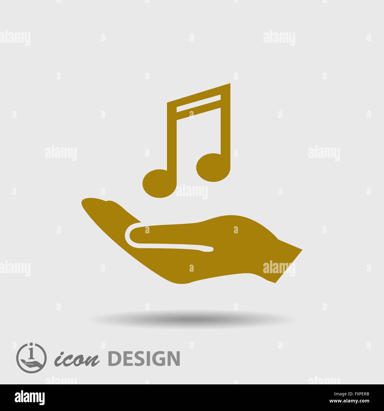 Piktogramm der Musik Stock-Vektorgrafik - Alamy