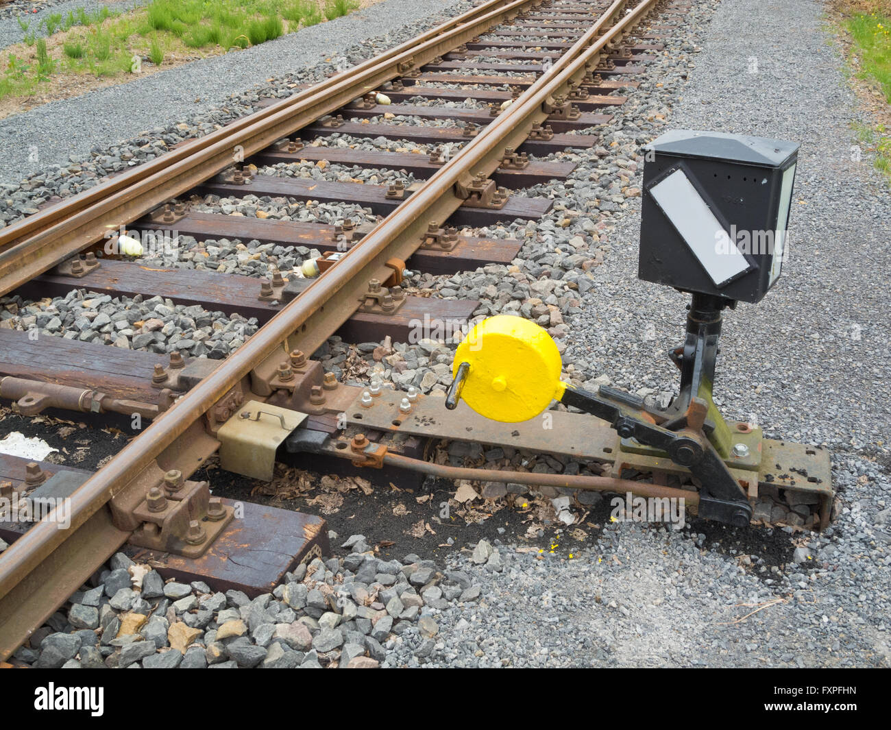 Eisenbahnschiene Weiche Stockfotos und -bilder Kaufen - Alamy