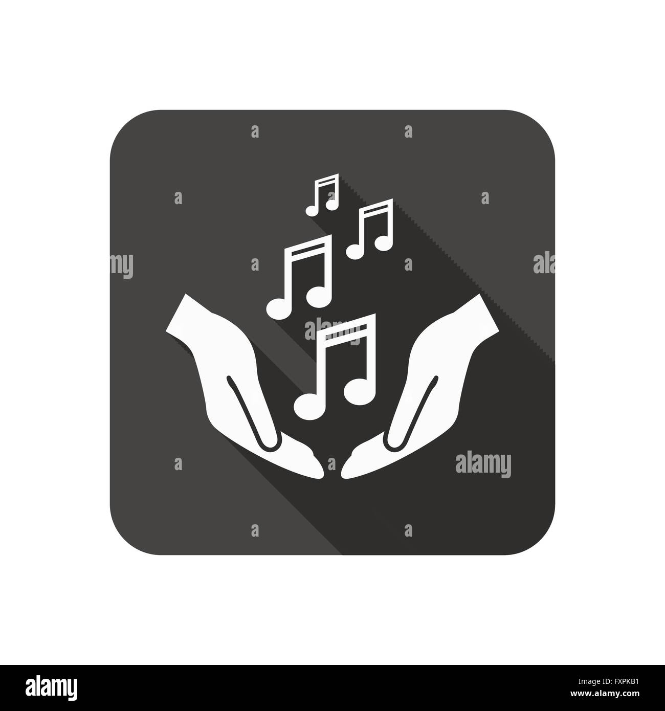 Piktogramm der Musik Stock-Vektorgrafik - Alamy