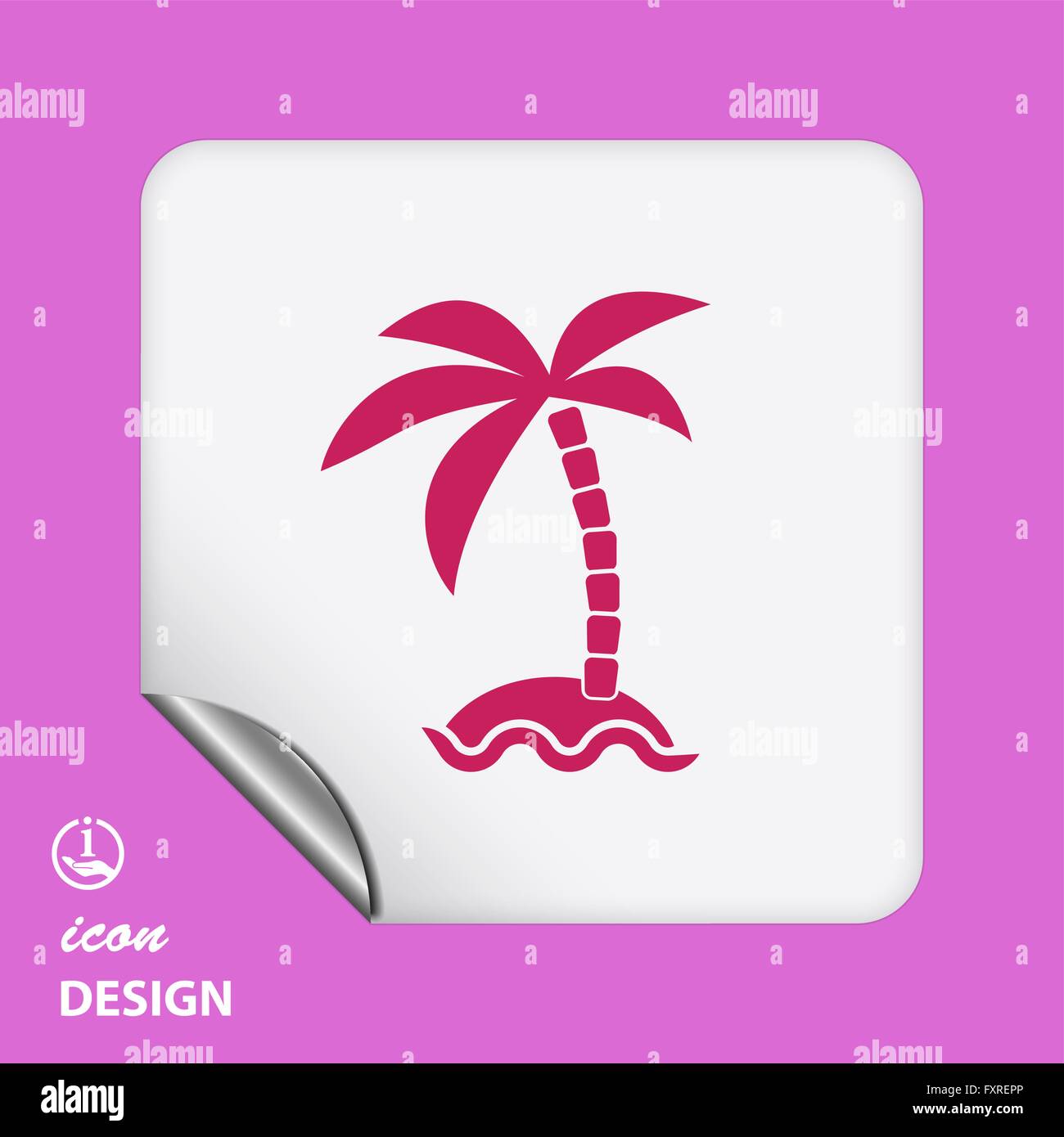 Piktogramm der Insel Stock-Vektorgrafik - Alamy