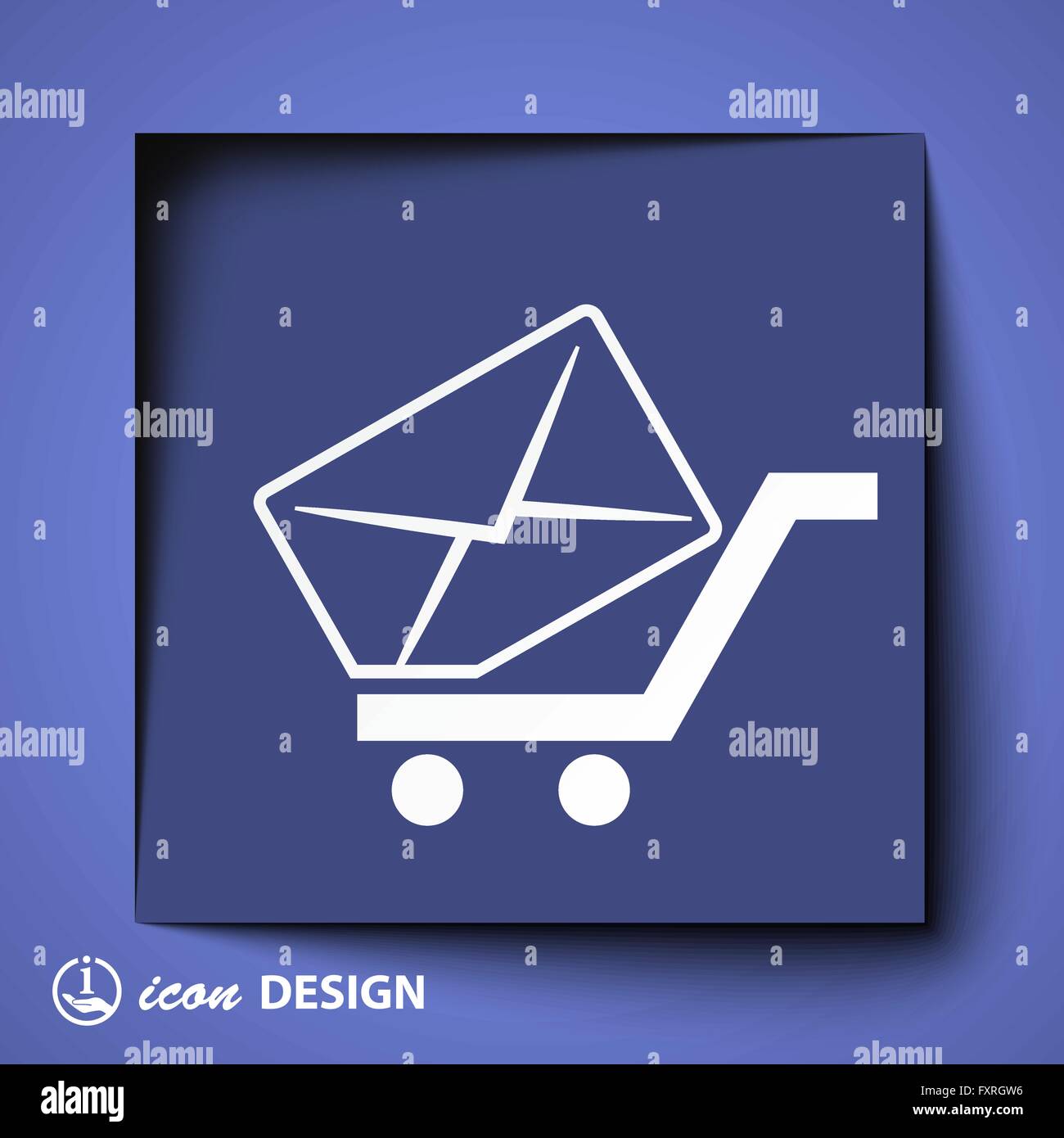 Piktogramm der Post Stock-Vektorgrafik - Alamy