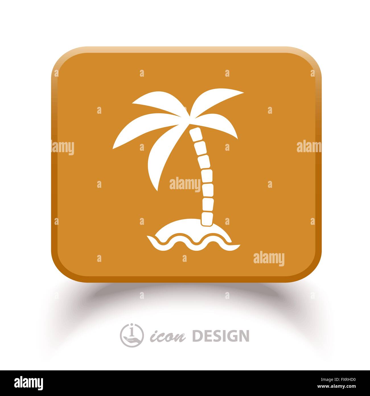 Piktogramm der Insel Stock-Vektorgrafik - Alamy