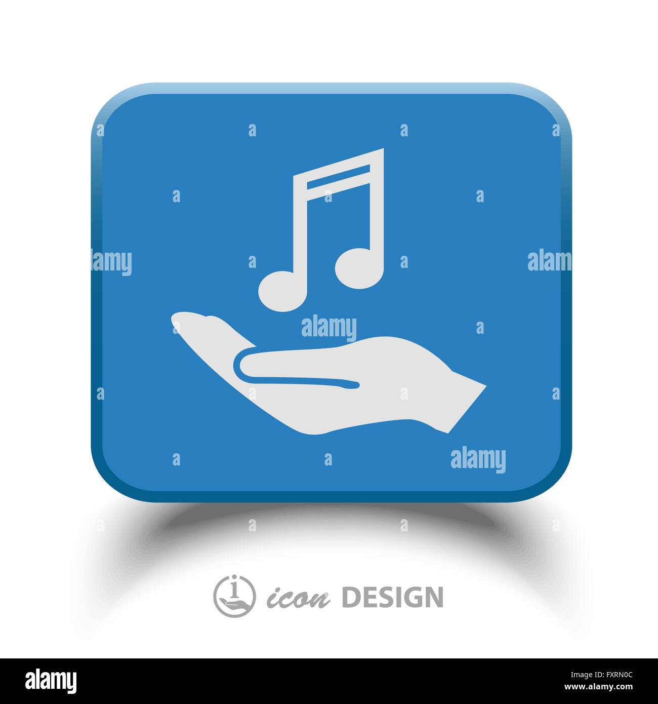 Piktogramm der Musik Stock-Vektorgrafik - Alamy