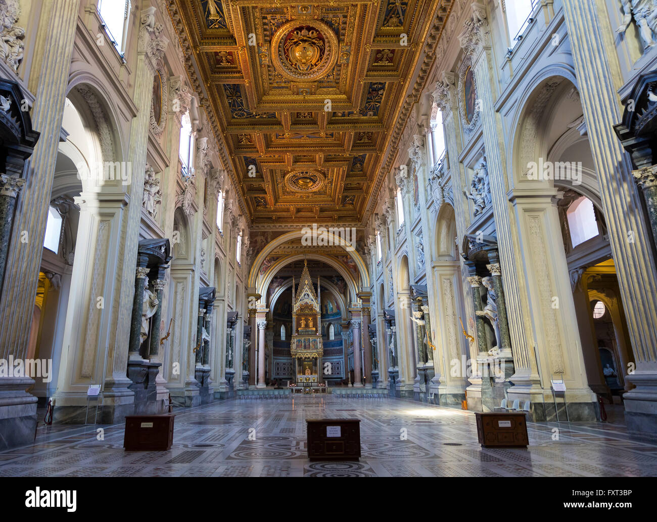 San Giovanni in Laterano, Interieur, Rom, Latium, Italien ...