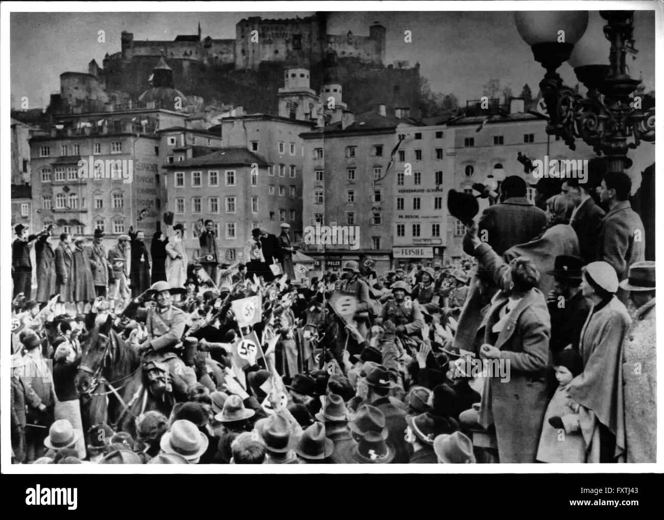 Anschluss Österreichs 1938 Stockfotografie - Alamy