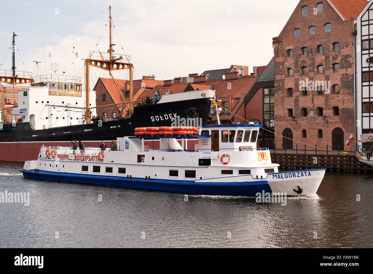 Malgorzata und Soldek Schiffe vor dem National Maritime Museum in ...
