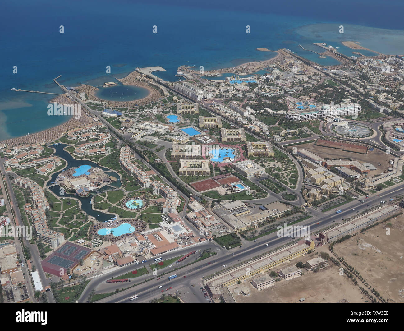 Aerial View Hurghada Stockfotos und -bilder Kaufen - Alamy