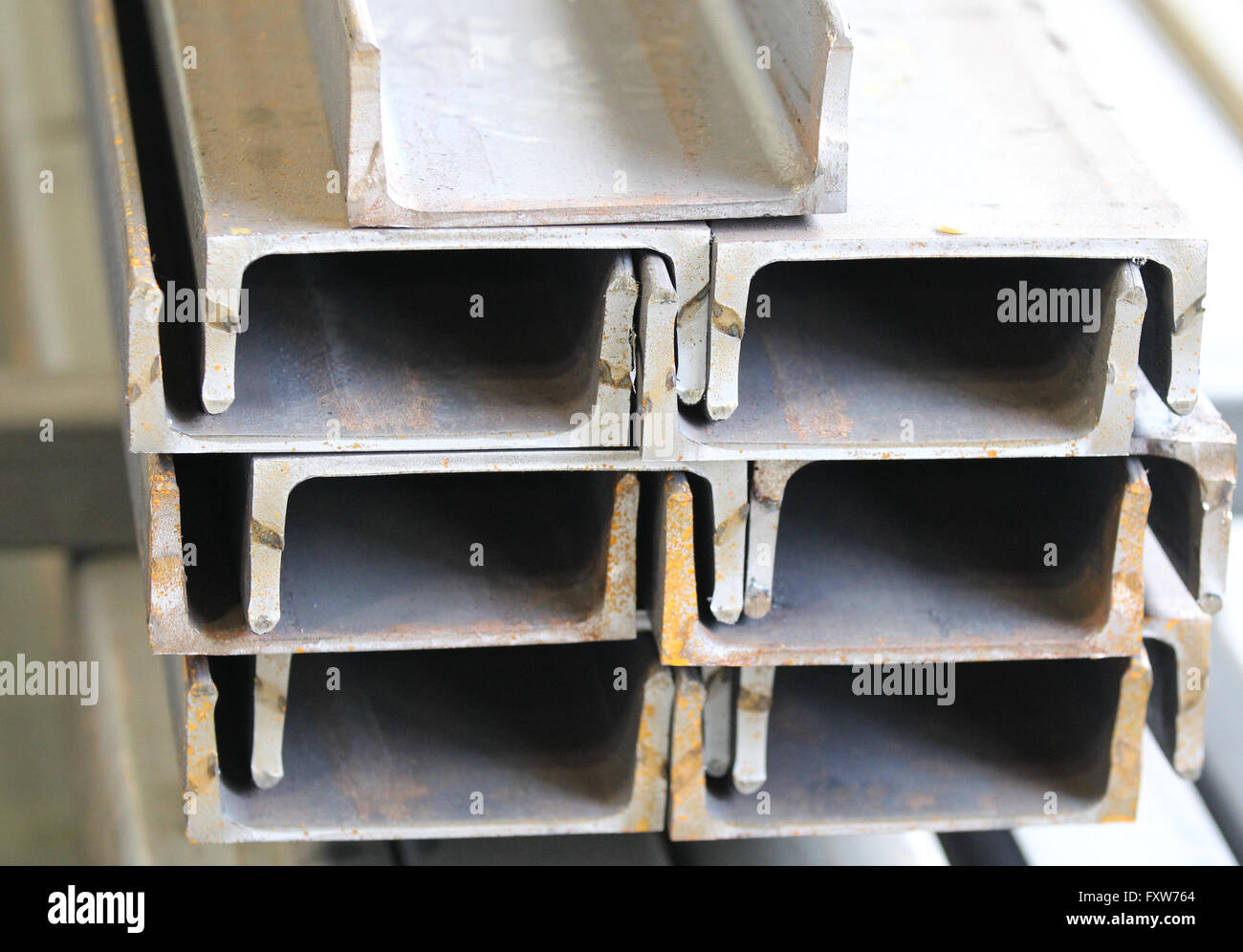 Metallprofile Kanal Grundlage für den Aufbau von Strukturen, Stahl ...