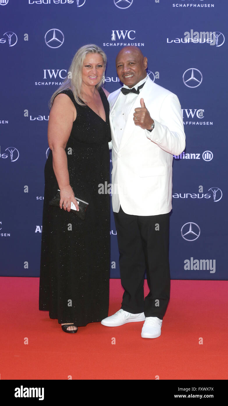 Berlin, Deutschland. 18. April 2016. Kay Guarrera und ihr Ehemann ...