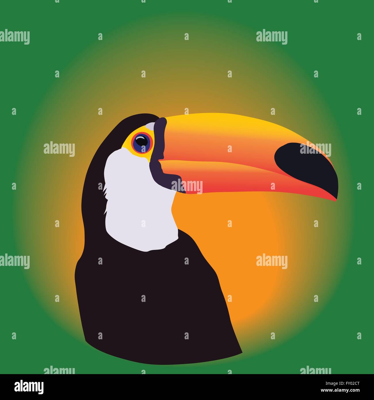 Tukan cartoon Stock-Vektorgrafiken kaufen - Alamy