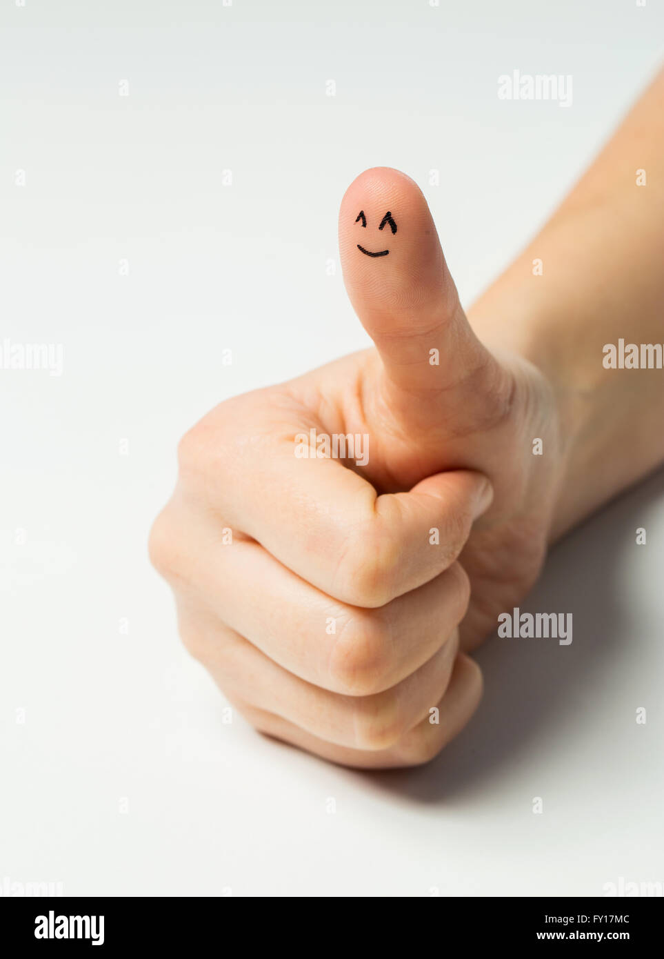 Daumen Zeigen Männlich Hand Zeigen In Ordnung Okay Alle Richtig Geste