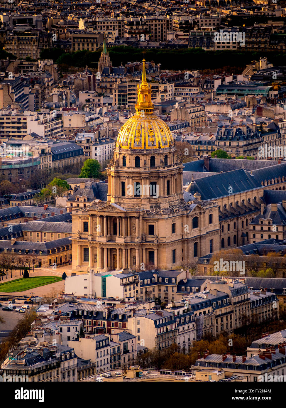 Luftaufnahme von Les Invalides, Paris, Frankreich Stockfotografie - Alamy