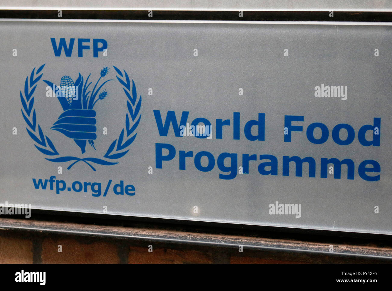 Wfp Logo Stockfotos und -bilder Kaufen - Alamy