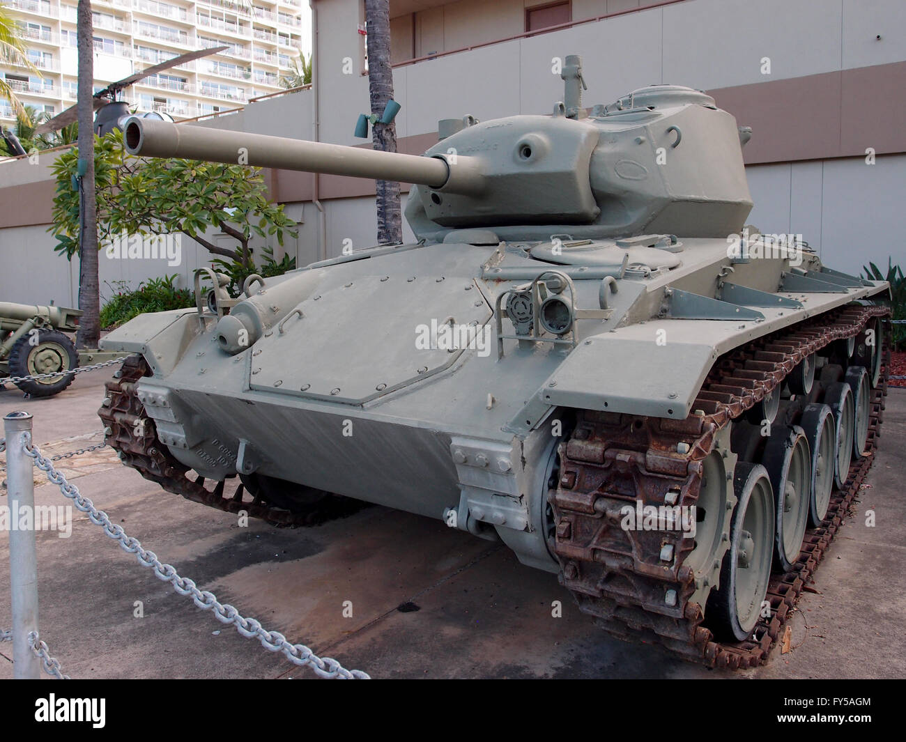 Der leichte panzer m24 ist ein amerikanischer leichter panzer -Fotos ...