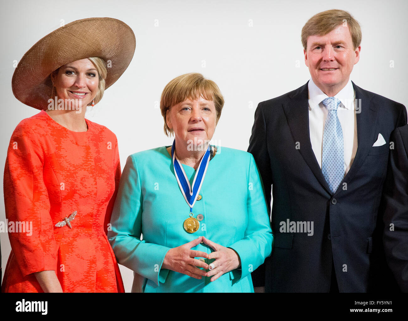 Middelburg, Niederlande. 21. April 2016. König Willem-Alexander und ...