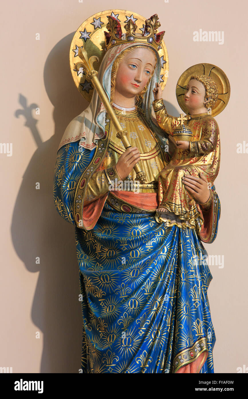 Kirche der heiligen maria der lilie Stockfotos und -bilder Kaufen - Alamy