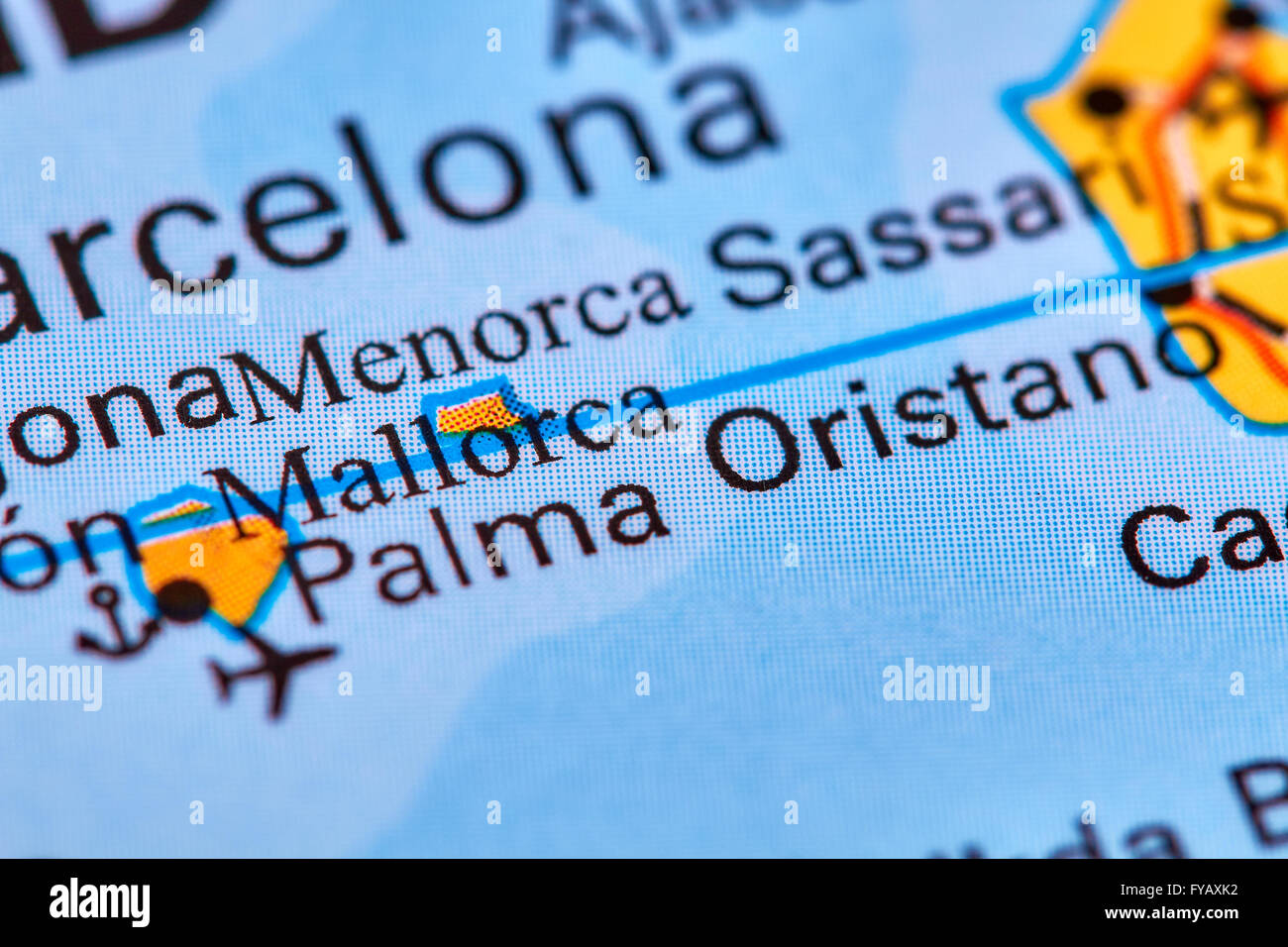 Mallorca Auf Weltkarte