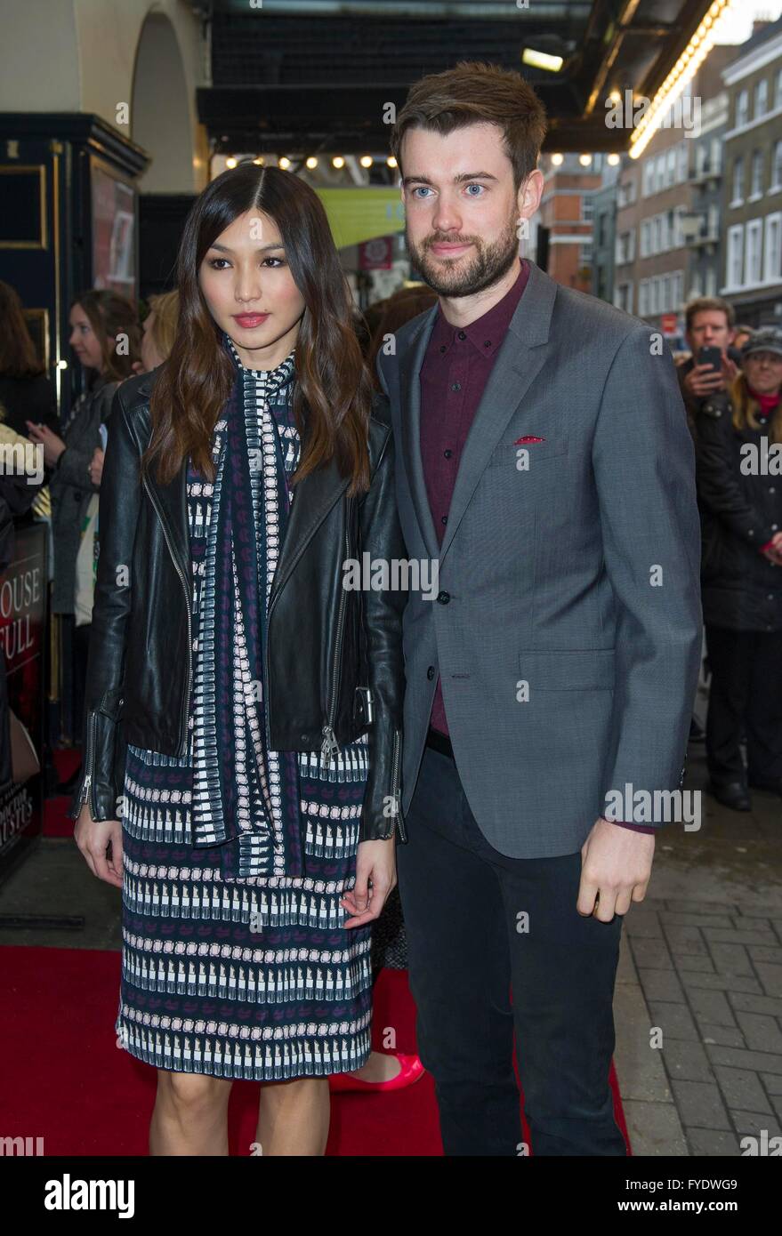 London UK. Gemma Chan und Jack Whitehall auf die Gala-Nacht-Aufführung ...