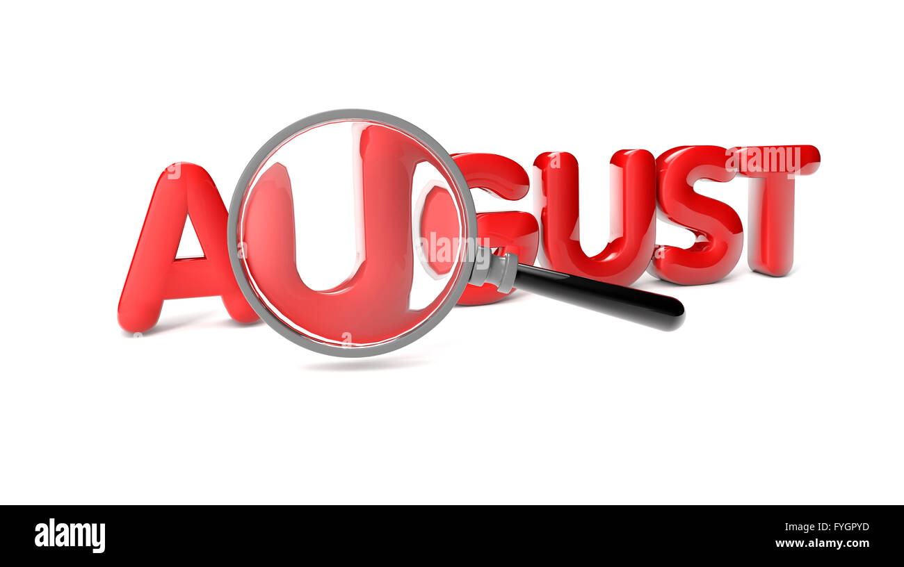 August symbol -Fotos und -Bildmaterial in hoher Auflösung – Alamy