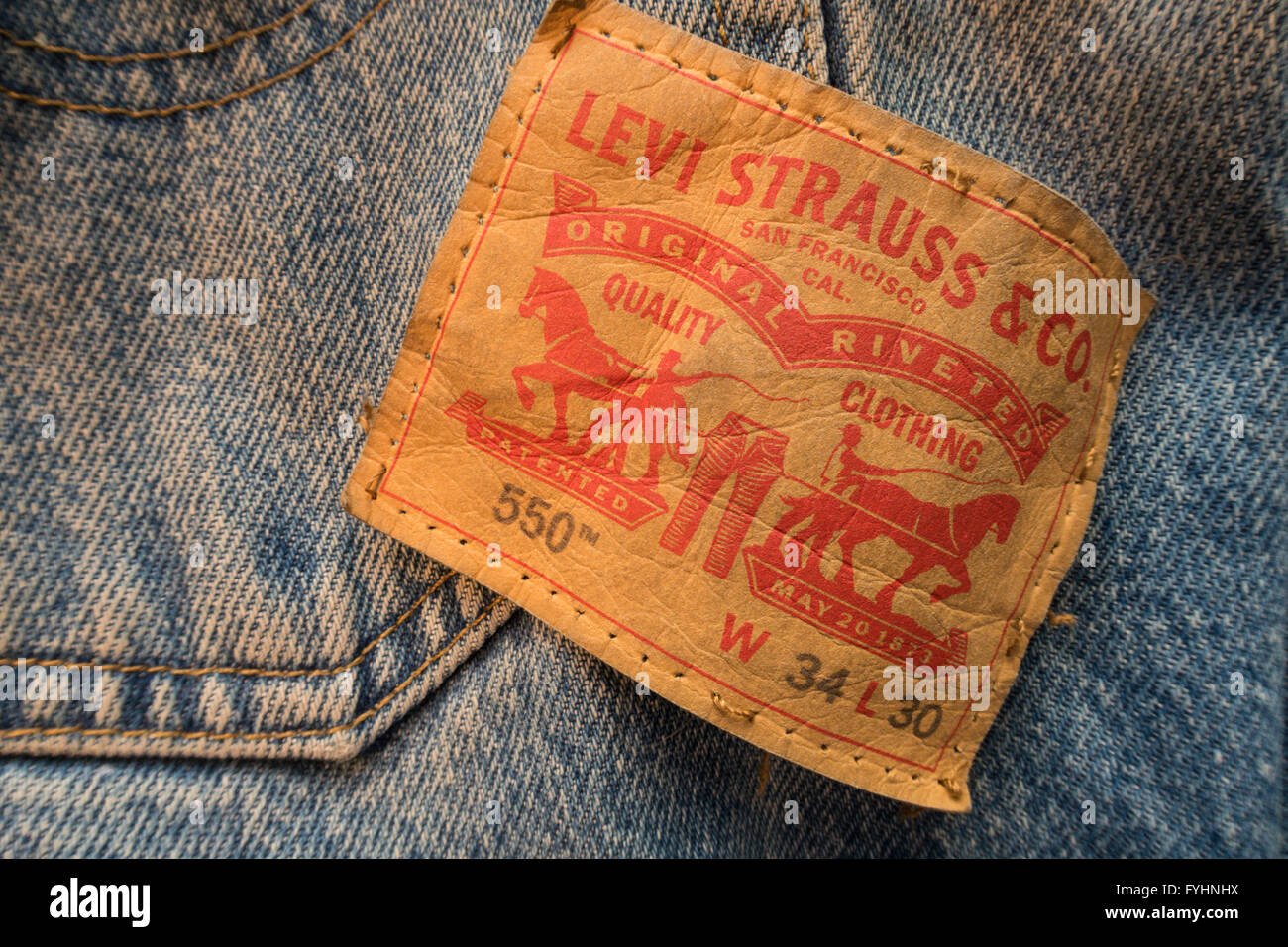 Levi strauss co jeans label -Fotos und -Bildmaterial in hoher Auflösung ...