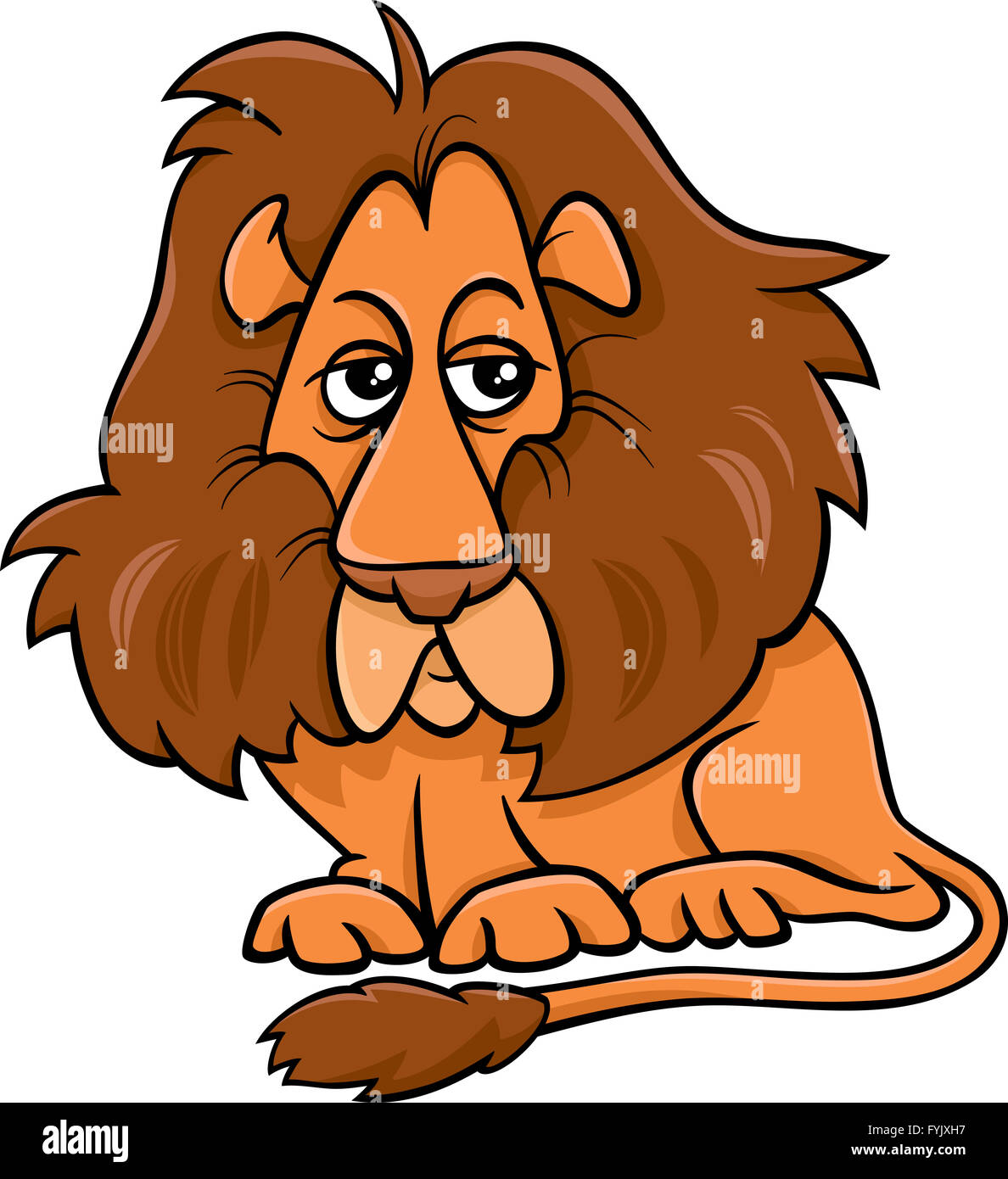 Lion Mascot Clip Art Stockfotos und -bilder Kaufen - Alamy