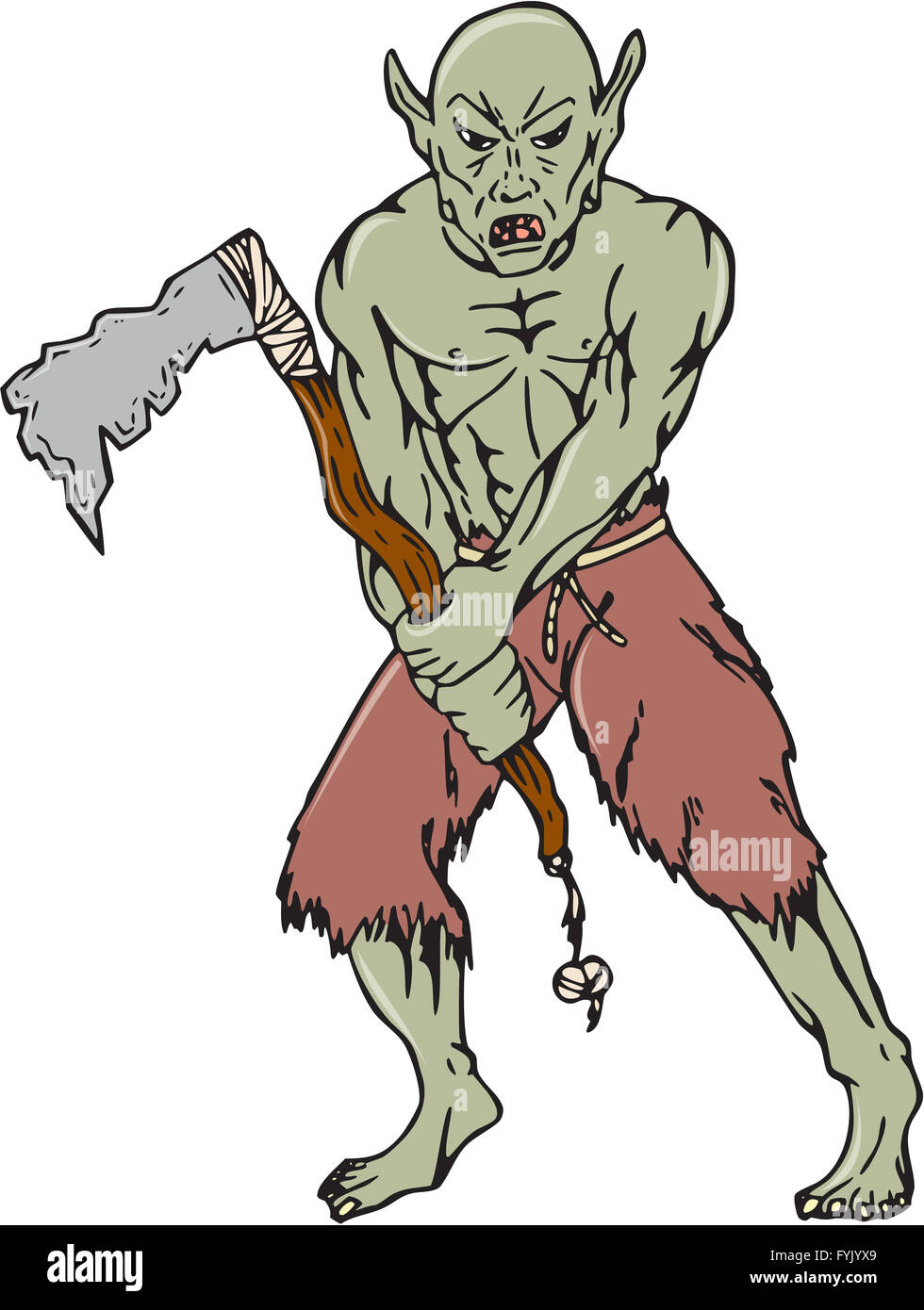 Ork mit axt -Fotos und -Bildmaterial in hoher Auflösung – Alamy