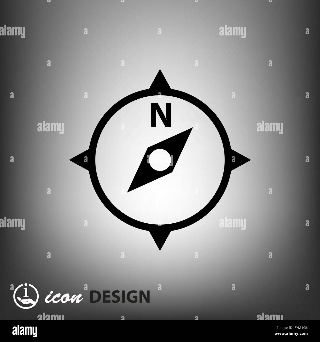Kompass symbol Stock-Vektorgrafiken kaufen - Alamy
