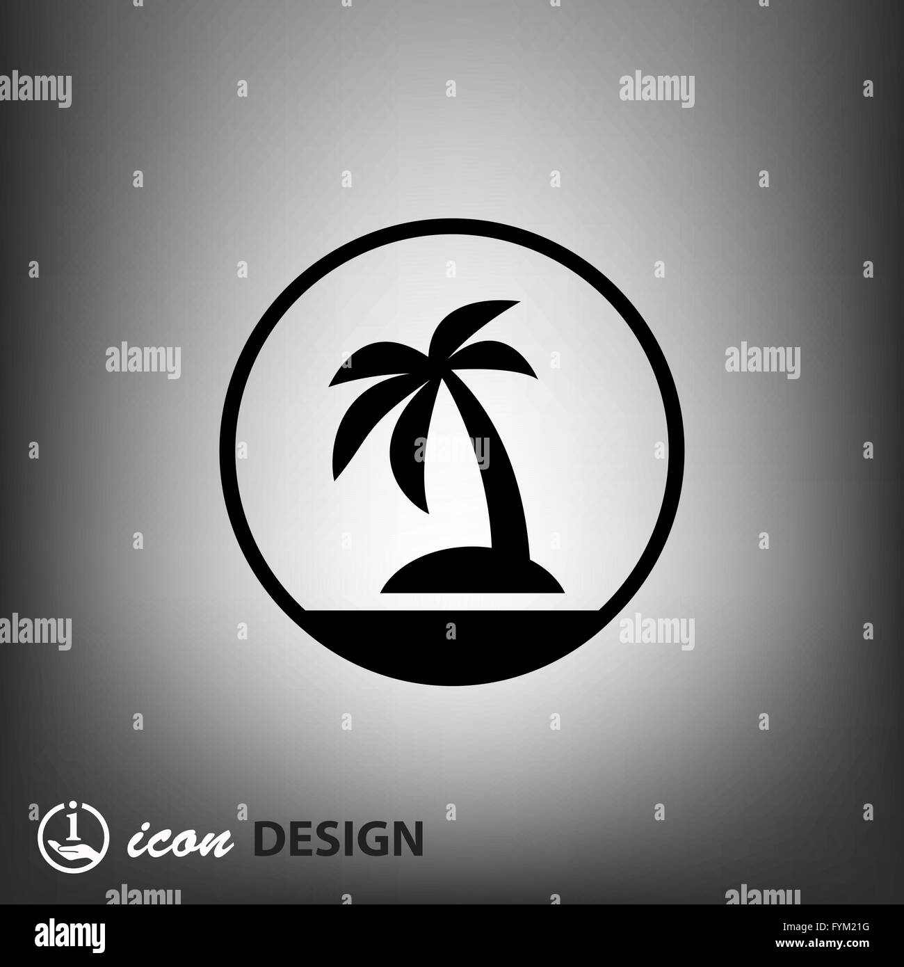 Piktogramm der Insel Stock-Vektorgrafik - Alamy