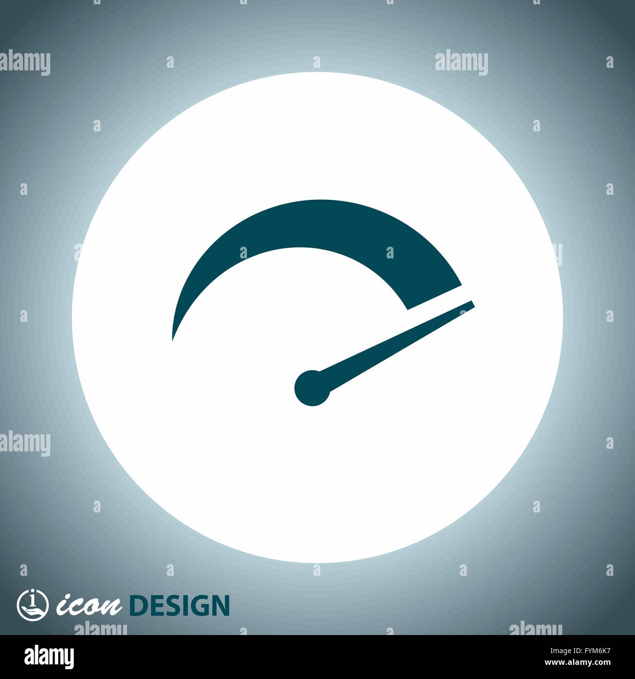 Piktogramm des Tachos Stock-Vektorgrafik - Alamy