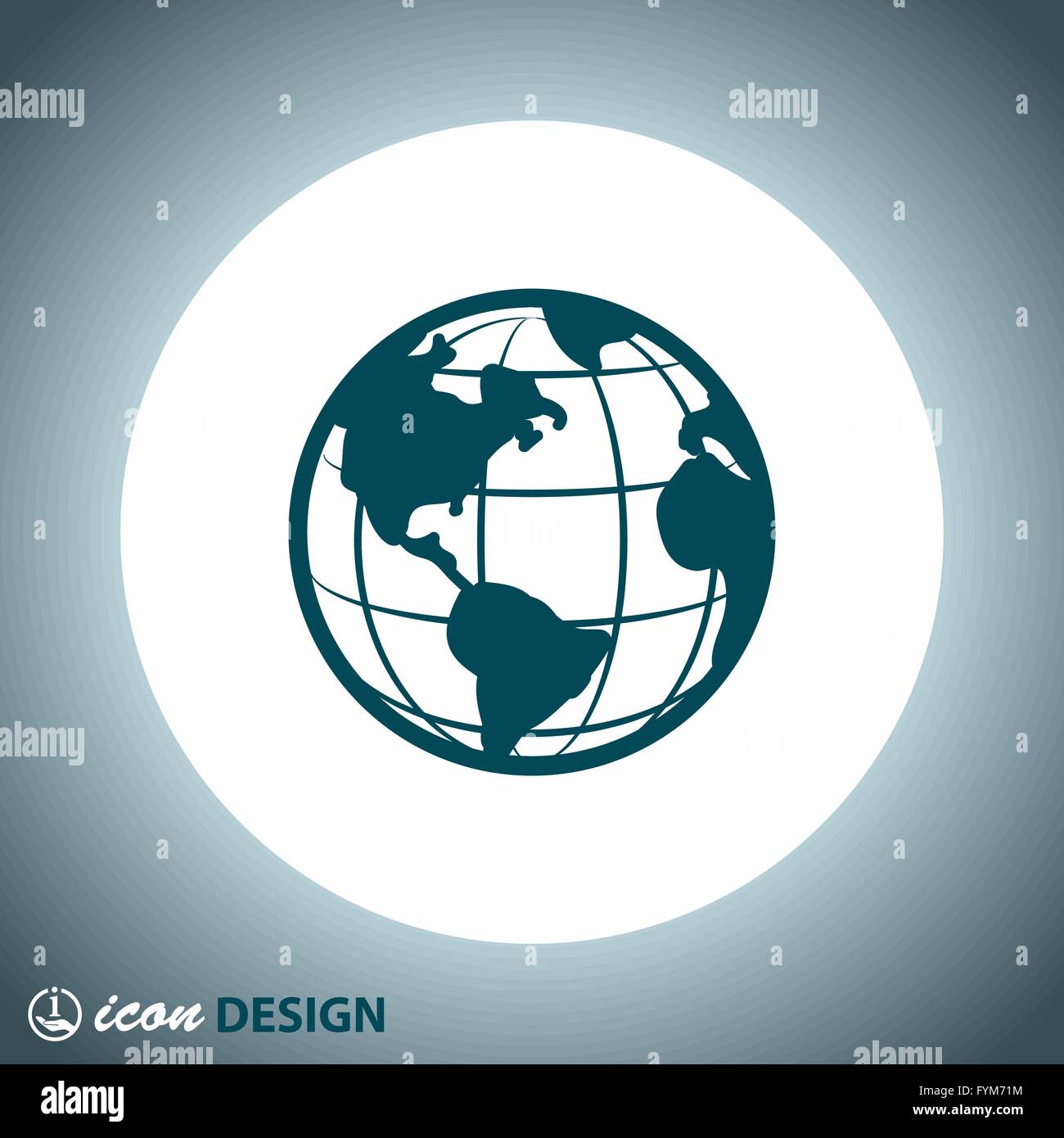 Piktogramm der Welt Stock-Vektorgrafik - Alamy