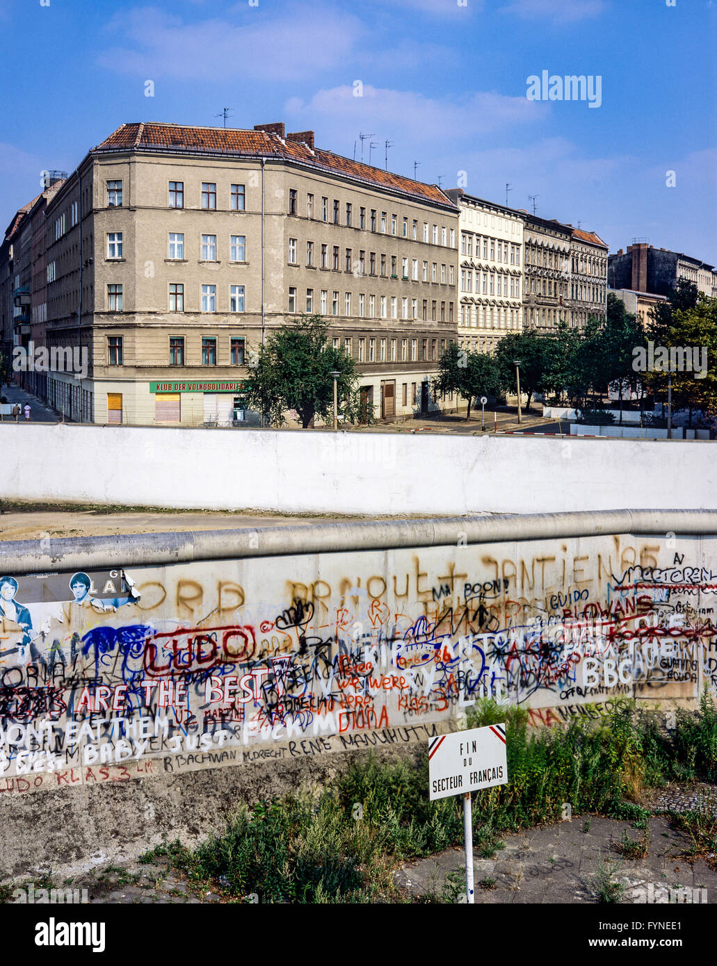 August 1986, Berliner Mauer, Warnzeichen für Ende der französischen ...