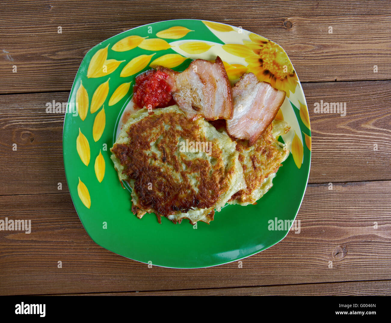Potato pancake raggmunk swedish cuisine -Fotos und -Bildmaterial in ...