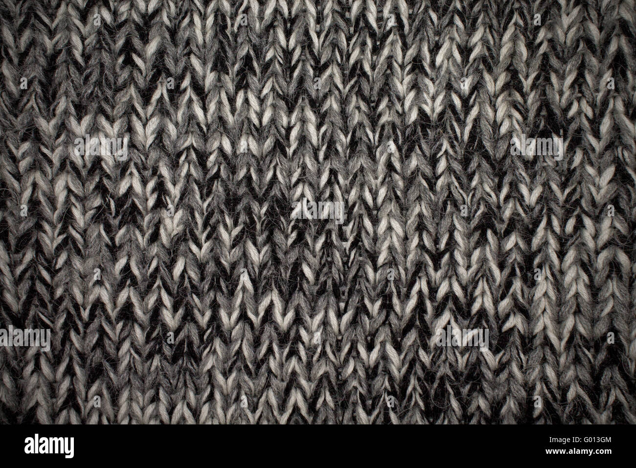 Melange stricken Stoff Textur closeup Stockfotografie - Alamy