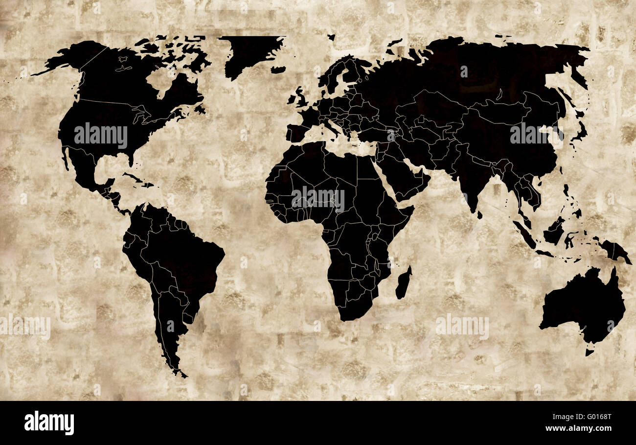 Welt karte -Fotos und -Bildmaterial in hoher Auflösung – Alamy