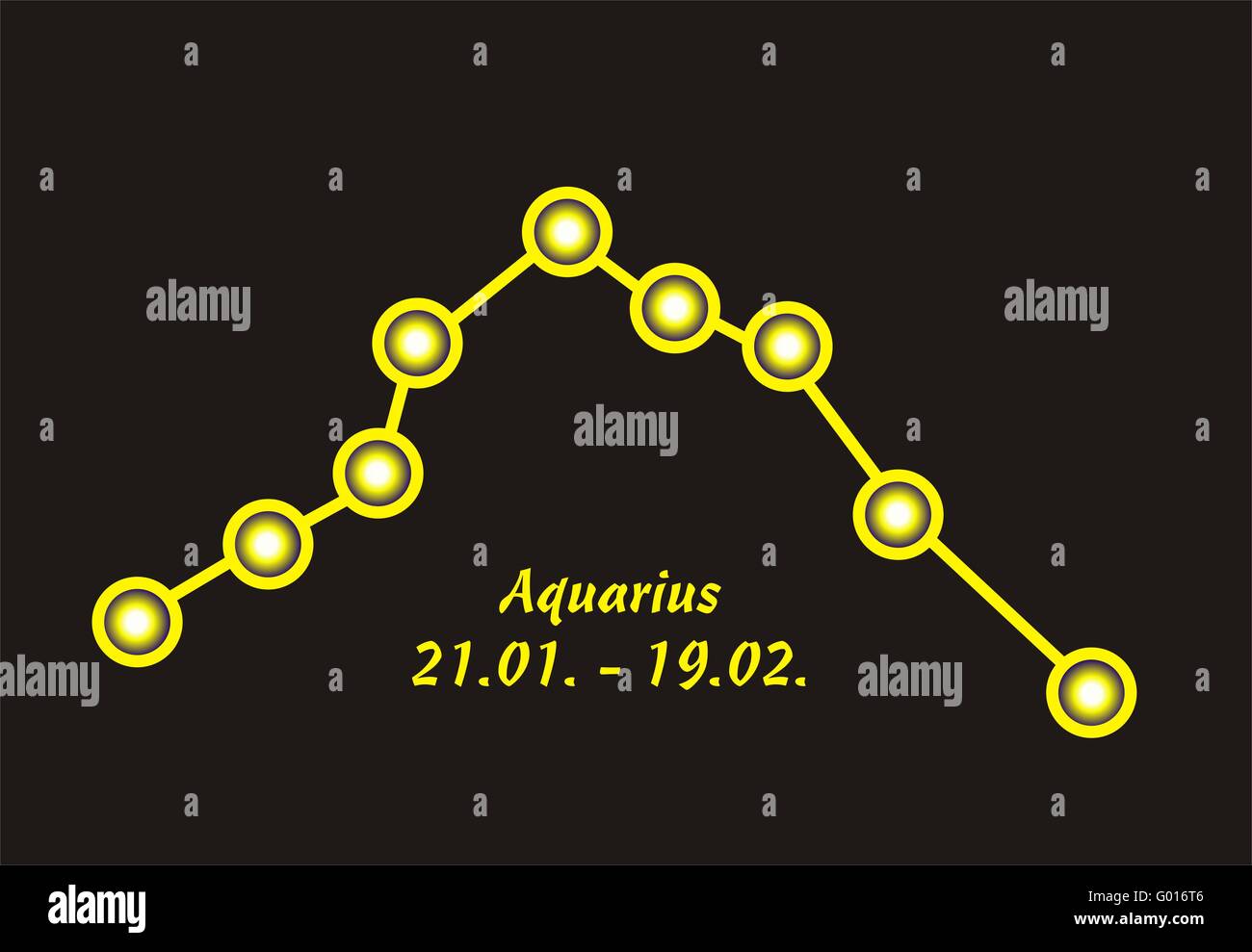 Astrologisches Zeichen Wassermann Stockfotos und -bilder Kaufen - Alamy