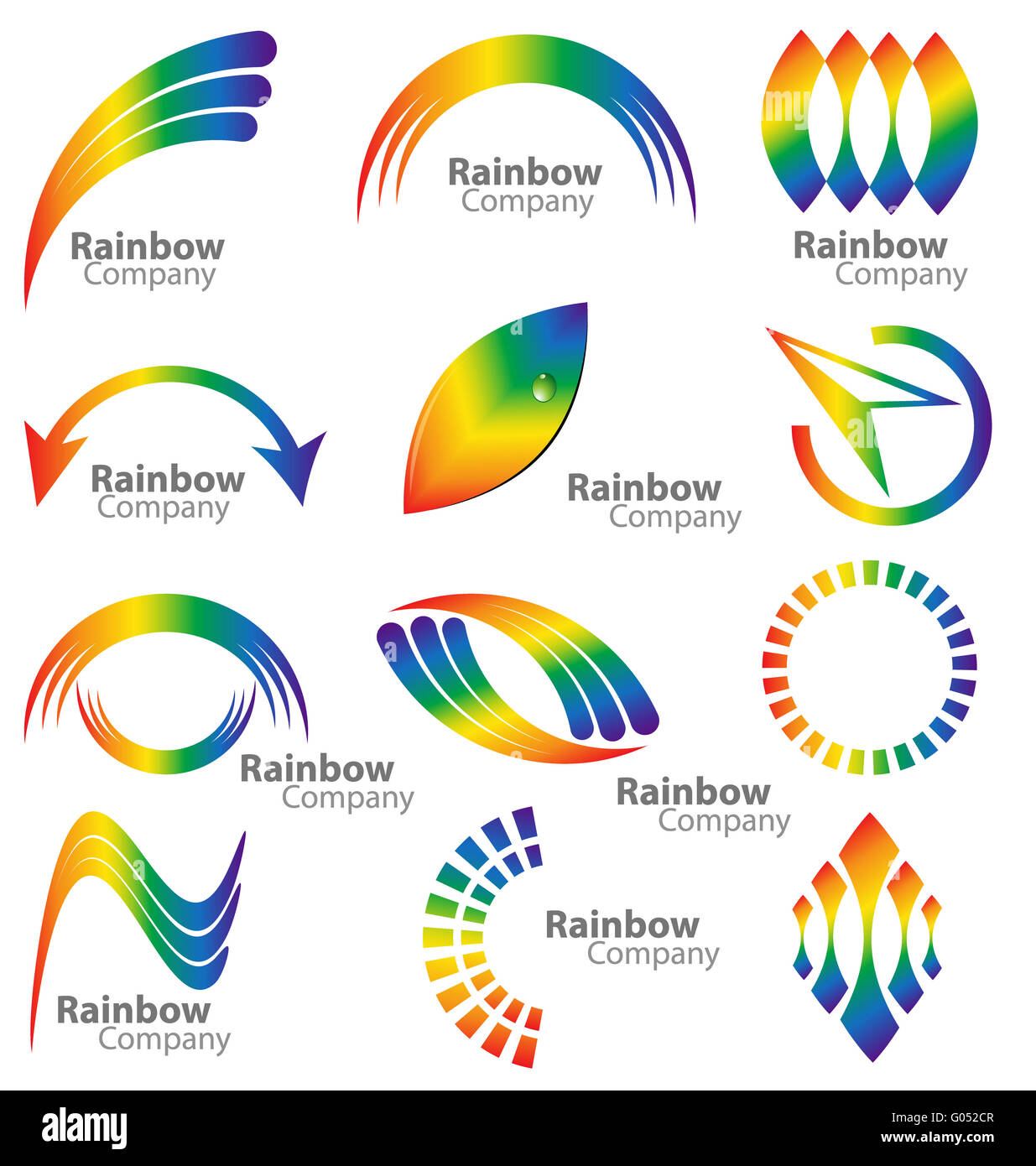 Regenbogen logo -Fotos und -Bildmaterial in hoher Auflösung – Alamy