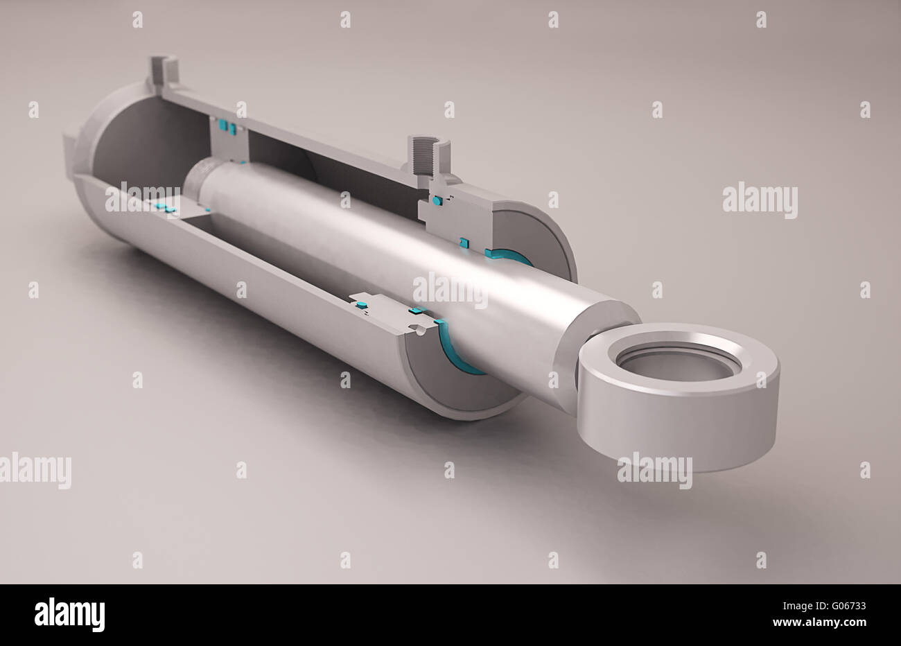 Hydraulic cylinder -Fotos und -Bildmaterial in hoher Auflösung – Alamy